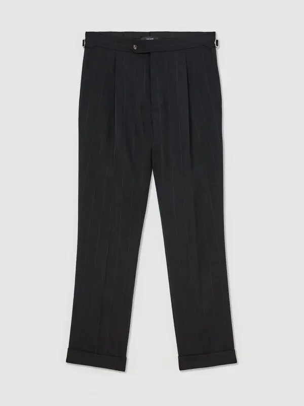 REISS Classic Fit Wool Pinstripe Suit Trousers