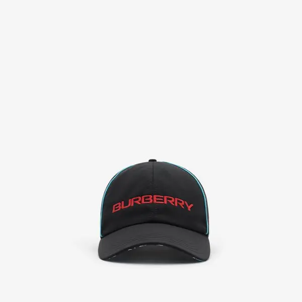 Burberry London Map Nylon Baseball Cap - Black
