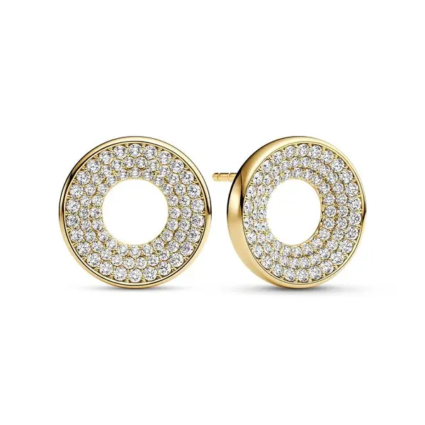 SIF JAKOBS JEWELLERY Melzo -plated Sterling Cubic Zirconia Earrings - Gold