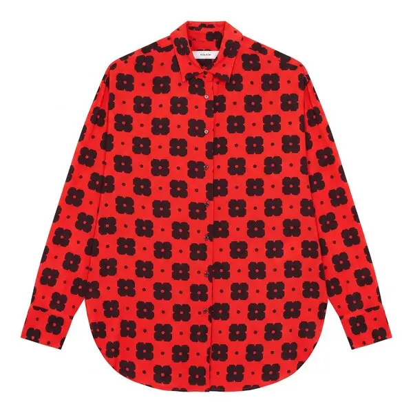 RITA ROW Rimi Printed Long Sleeve Shirt