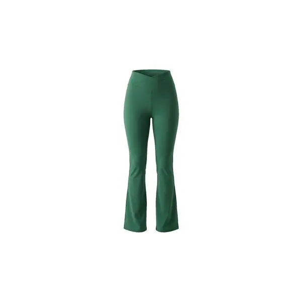 BE ATHLETICA Be One Eighty Wrap-waist Flared Leggings Forest - Green