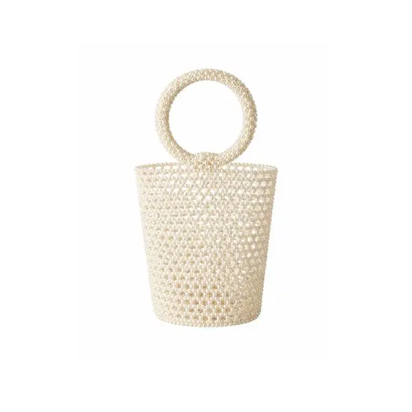 BAIJAN Luna Woven Pearl Tote