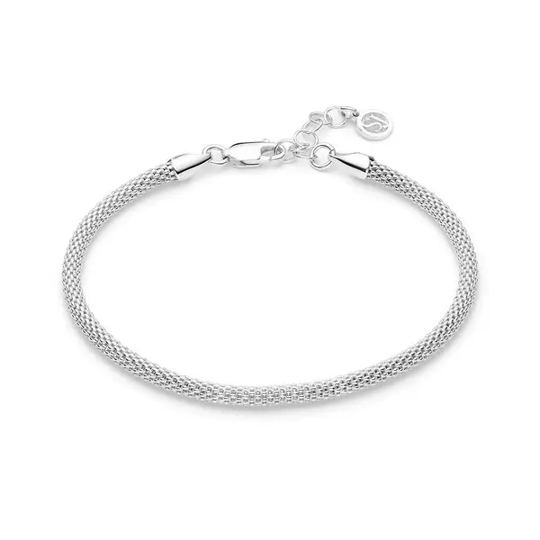 SIF JAKOBS JEWELLERY Sterling Mesh Bracelet - Silver