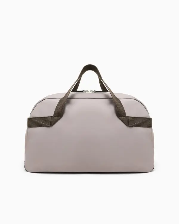 Armani Exchange Holdall In Coated Fabric