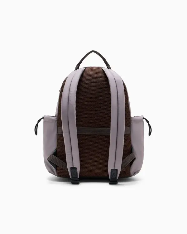 Armani Exchange Backpack In Coated Fabric