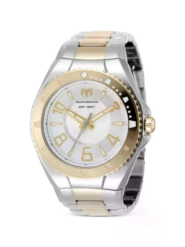 TECHNOMARINE Lusso Mare 44mm Watch With Two-tone Bracelet - Silver