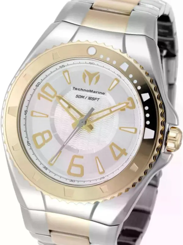 TECHNOMARINE Lusso Mare 44mm Watch With Two-tone Bracelet