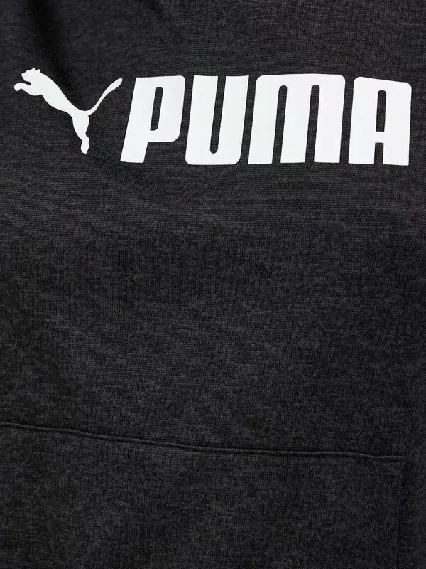 PUMA Logo Print Panelled Hoodie