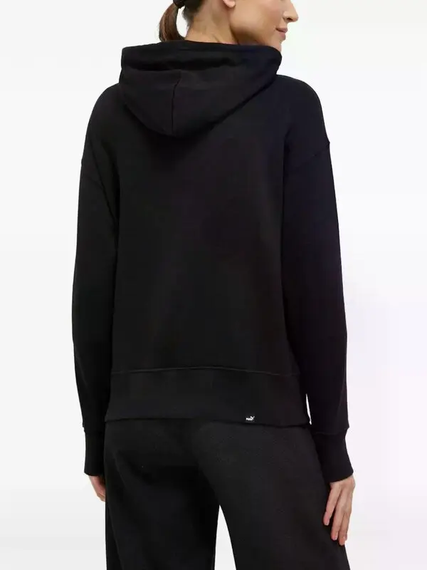PUMA Logo-embroidered Drawstring Hoodie