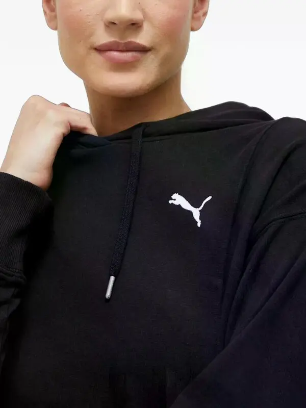PUMA Logo-embroidered Drawstring Hoodie