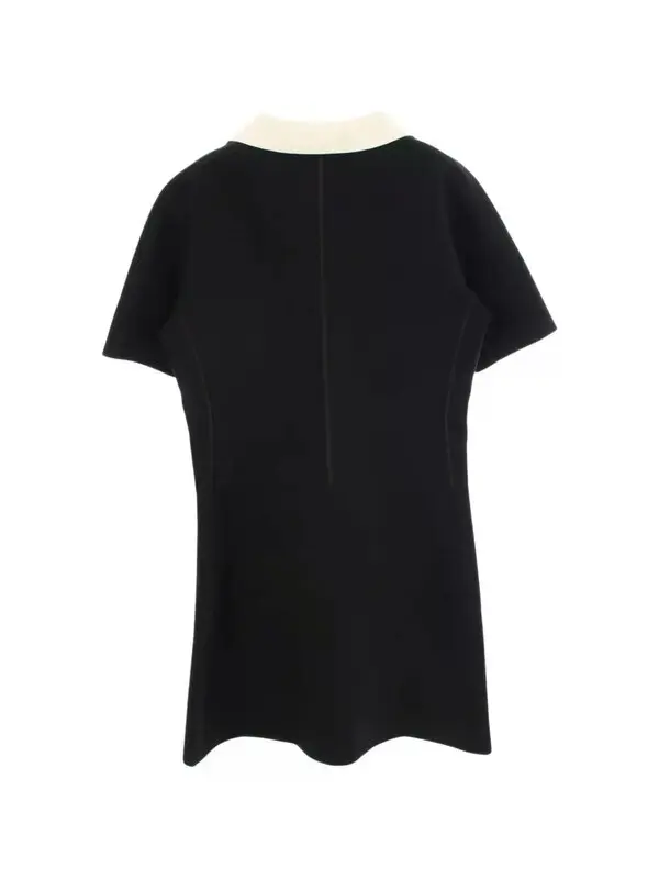 LOUIS VUITTON 2000s Peter Pan Collar Mini Dress