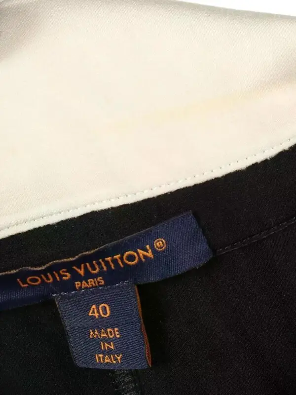 LOUIS VUITTON 2000s Peter Pan Collar Mini Dress
