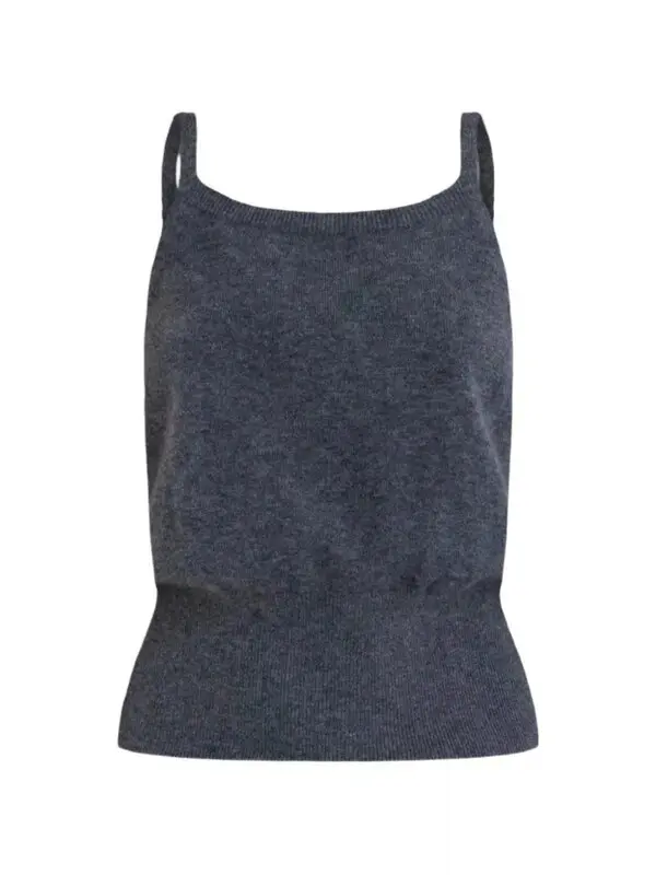 BELLE ANNA Terrace Cashmere-blend Top - Grey