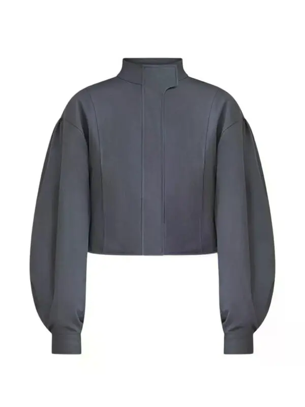 BELLE ANNA Globo Puff-sleeve Jacket - Grey