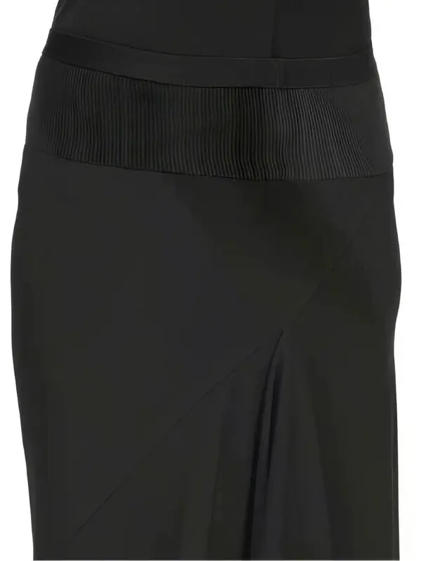 Rick Owens Bias-cut Ribbed-waist Mini Skirt