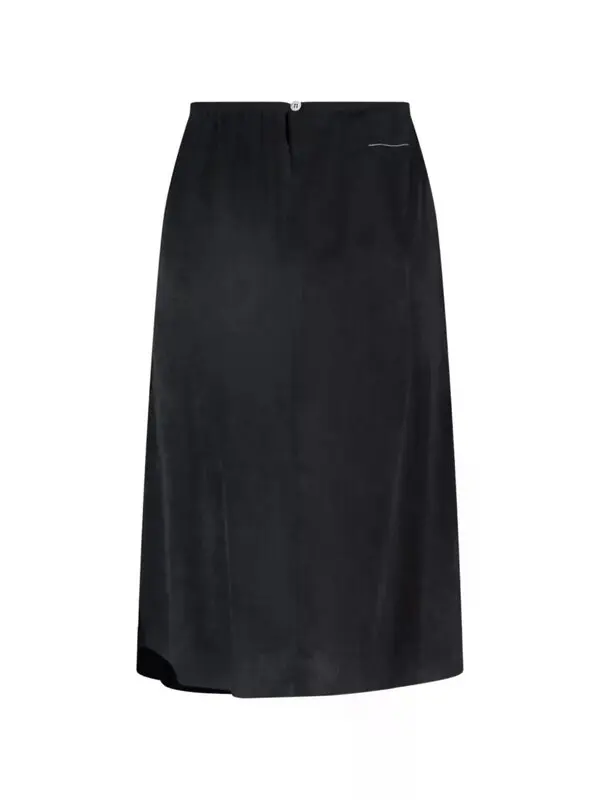 MAISON MARGIELA Logo-print Midi Skirt