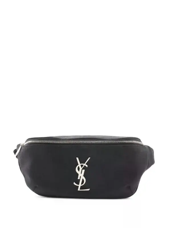 Saint Laurent Cassandre Belt Bag - Black