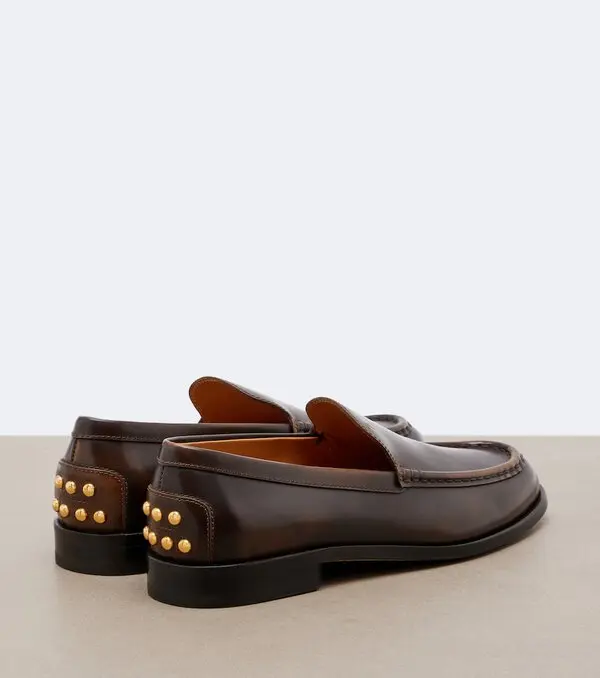TOD'S Studded Leather Loafers