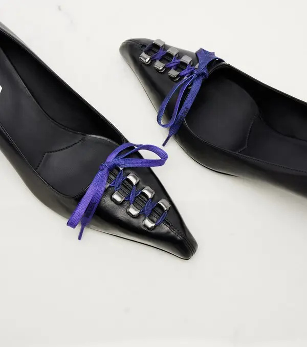 Prada Bow-detail Leather Pumps