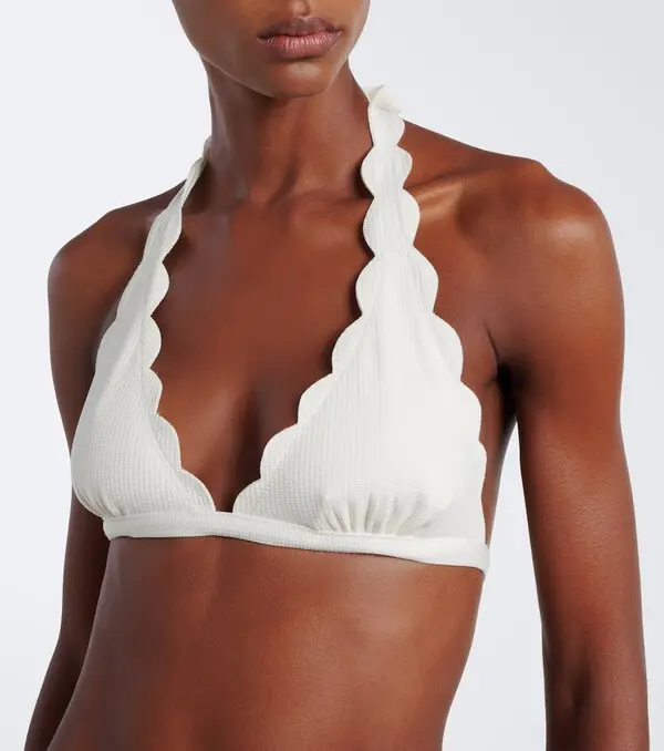 Marysia Scalloped Bikini Top