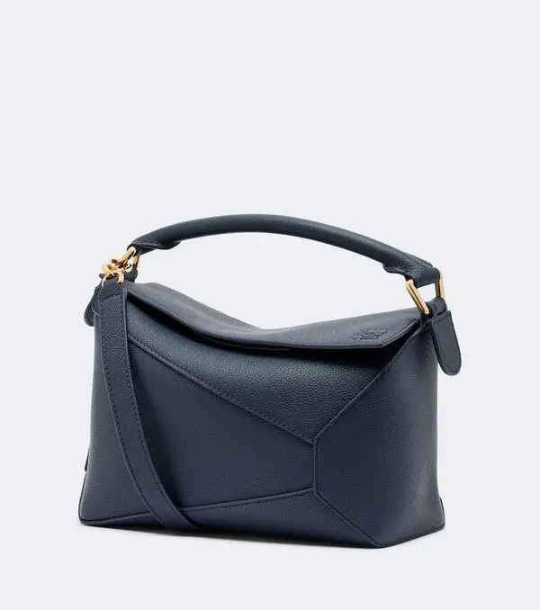 Loewe Puzzle Edge Small Leather Top-handle Bag