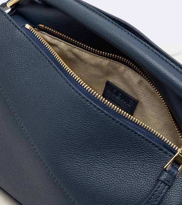 Loewe Puzzle Edge Small Leather Top-handle Bag