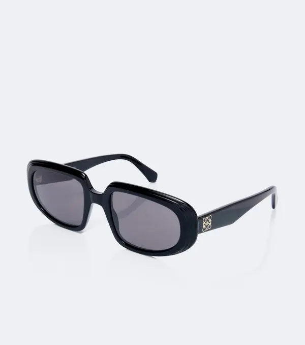 Loewe Mini Anagram Steps Rectangular Sunglasses