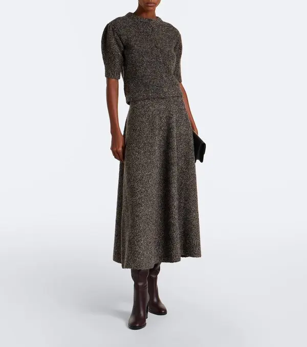 Agnona Cashmere, Silk, And Wool Cardigan