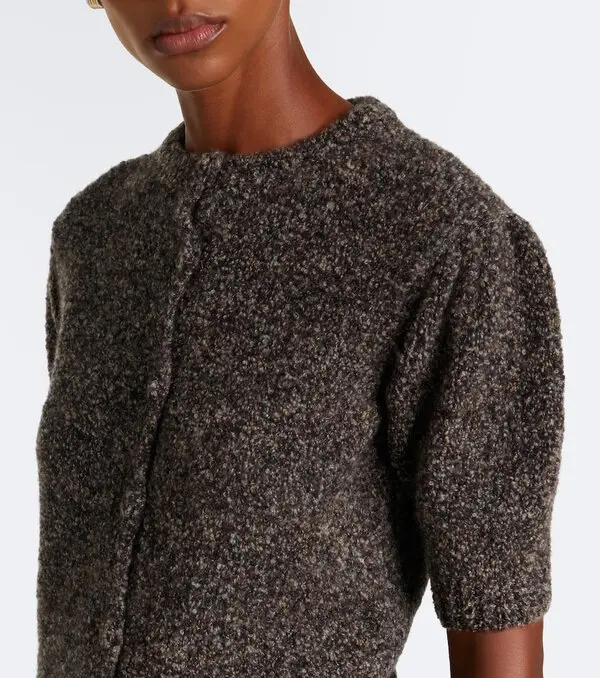 Agnona Cashmere, Silk, And Wool Cardigan