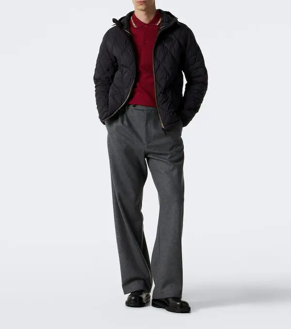 Burberry Check Hooded Quilted Jacket