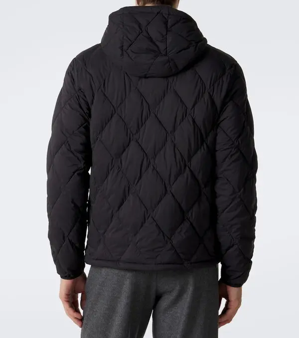 Burberry Check Hooded Quilted Jacket