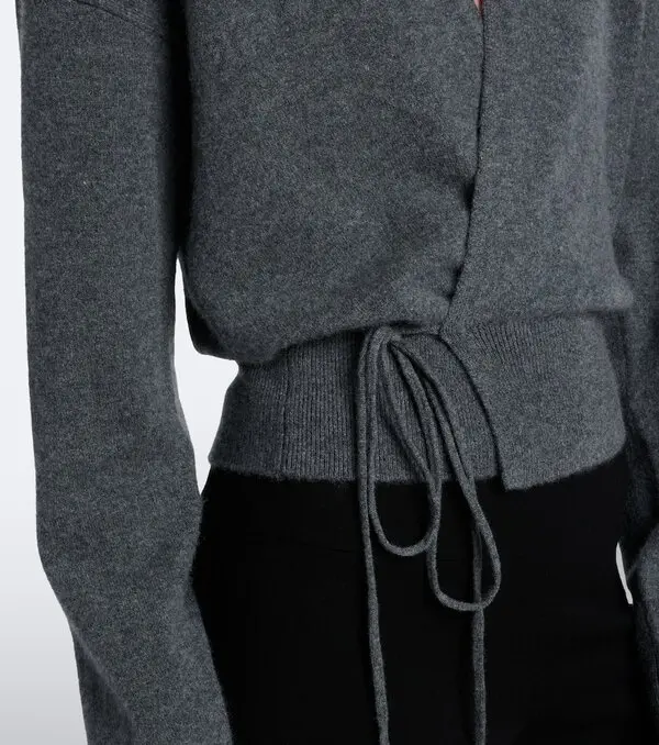 Extreme Cashmere N°516 Ella Cashmere-blend Wrap Cardigan