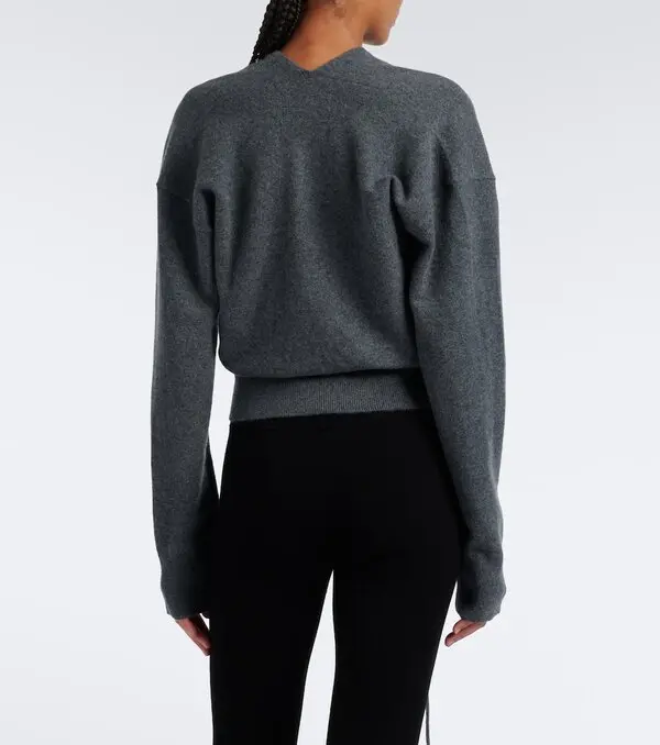 Extreme Cashmere N°516 Ella Cashmere-blend Wrap Cardigan