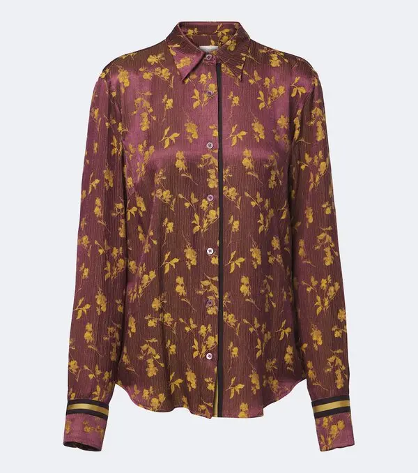Dries Van Noten Floral Jacquard Shirt - Multicoloured