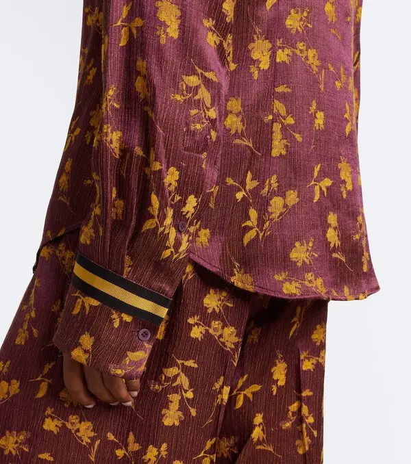Dries Van Noten Floral Jacquard Shirt