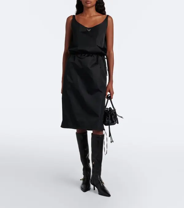 Prada Leather Knee-high Boots