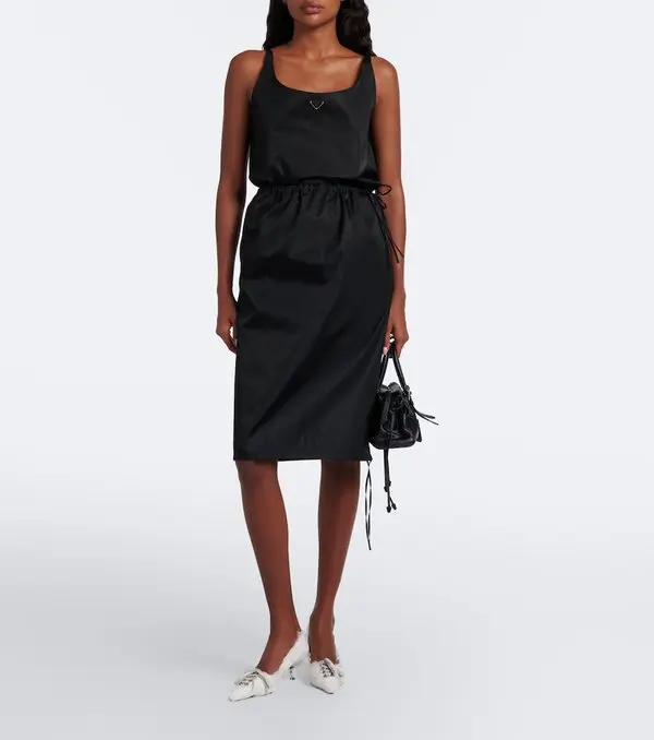 Prada Technical Midi Skirt