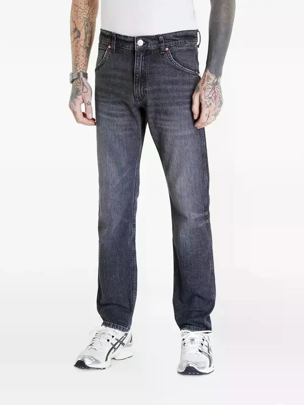 Wrangler Logo-patch Straight-leg Jeans