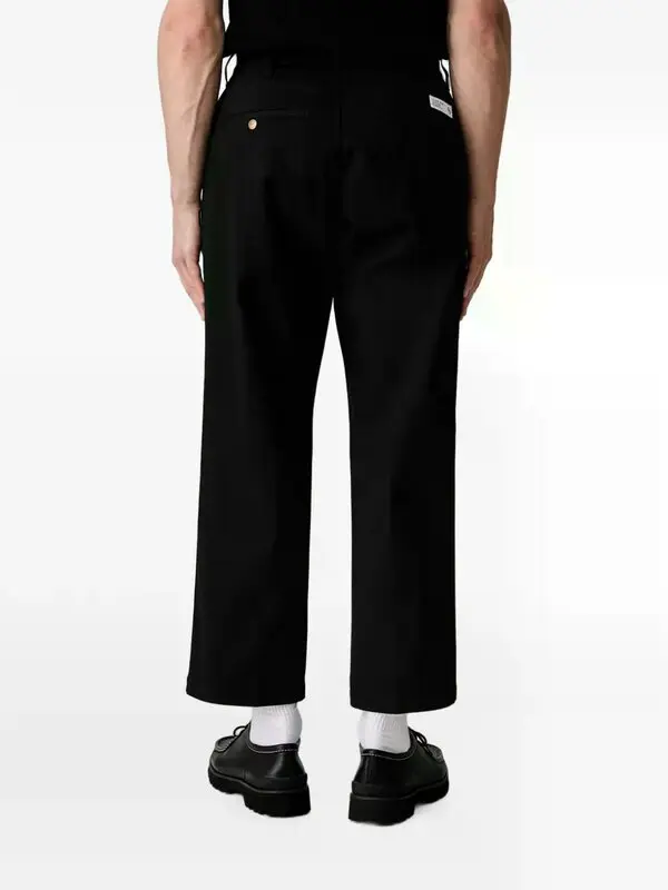 NEIGHBORHOOD Logo-patch Straight-leg Trousers