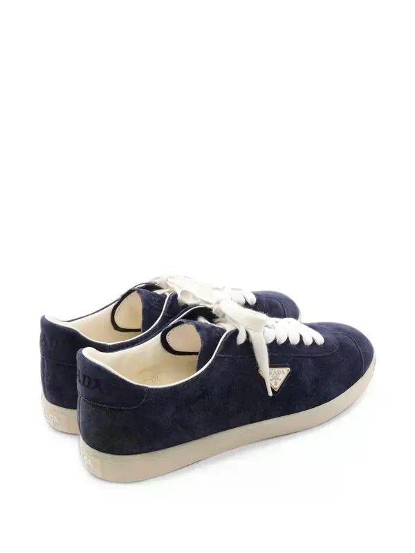 Prada 2020s Lane Triangle-logo Low-top Sneakers