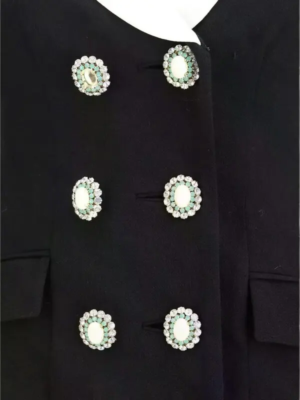 SELF-PORTRAIT Jewel-button Mini Blazer Dress