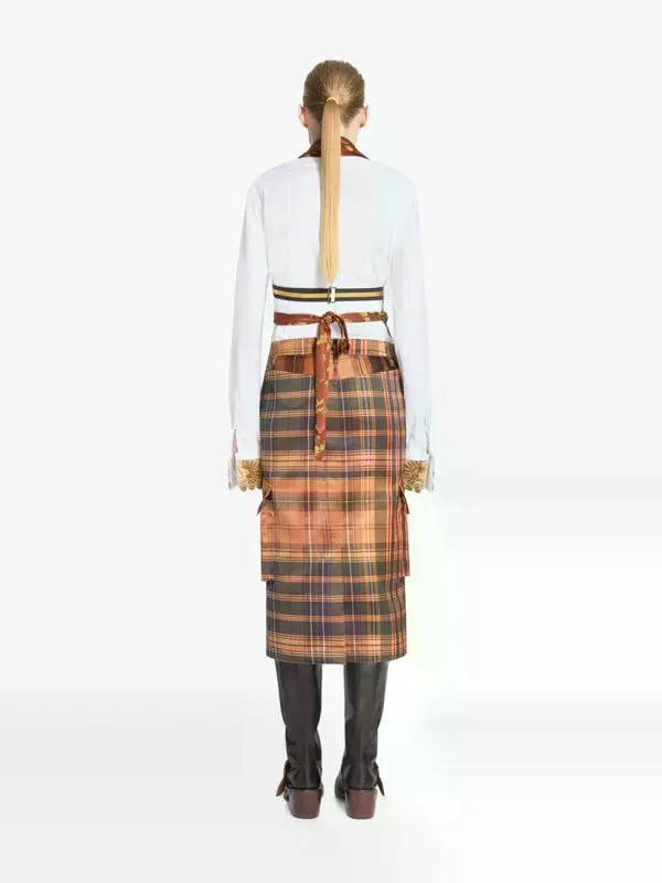 Dries Van Noten Backless Jacquard Top