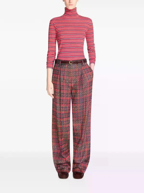 Dries Van Noten Tailored Jacquard Pants