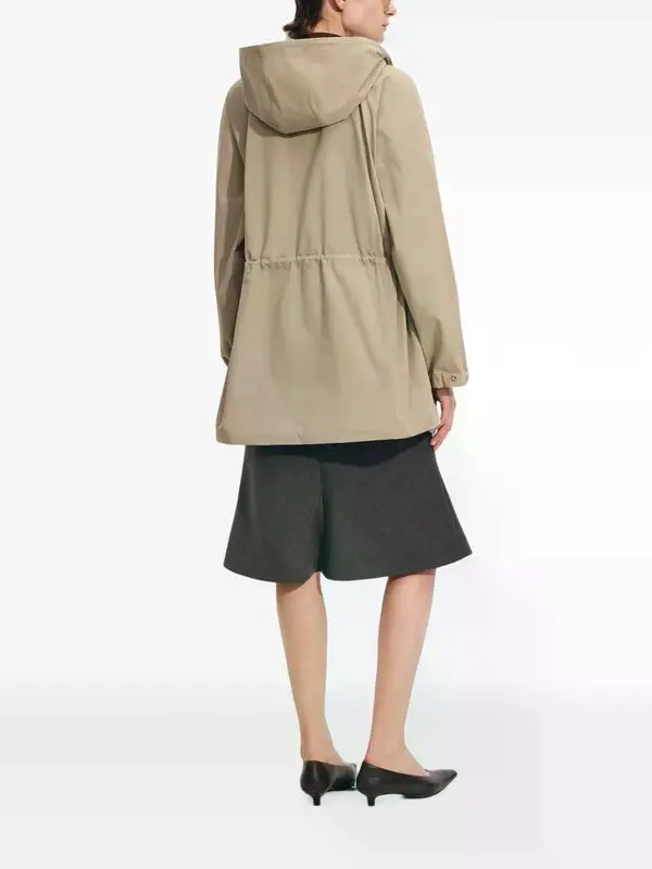 JNBY Raglan-sleeve Drawstring Trench Coat