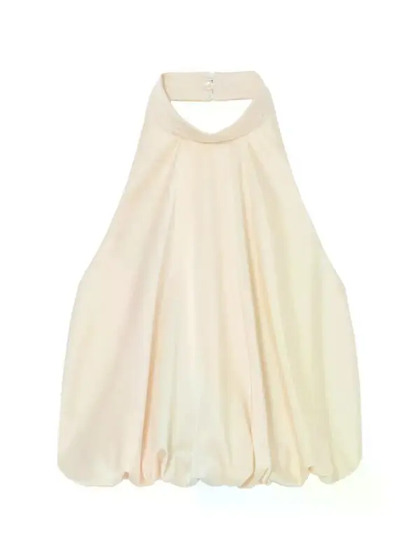 Claudie Pierlot Halter-neck Bubble-hem Top