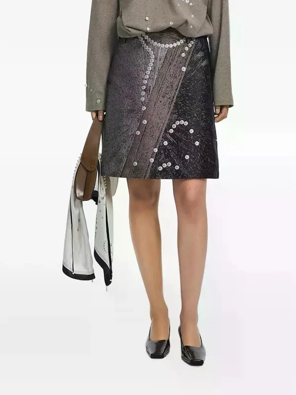 JNBY Jacquard-print A-line Mini Skirt