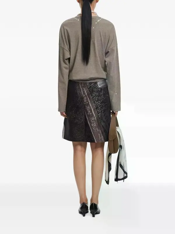 JNBY Jacquard-print A-line Mini Skirt