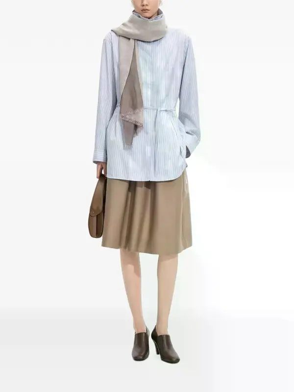 JNBY Shirred A-line Midi Skirt