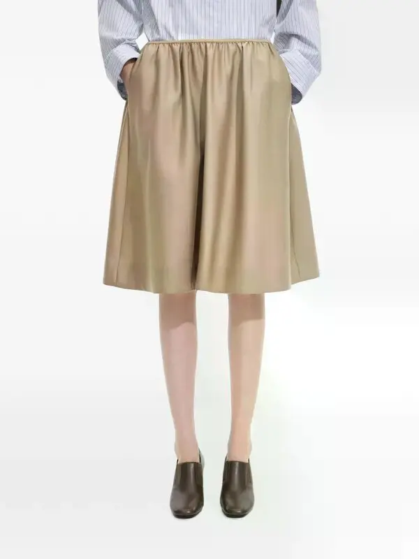 JNBY Shirred A-line Midi Skirt