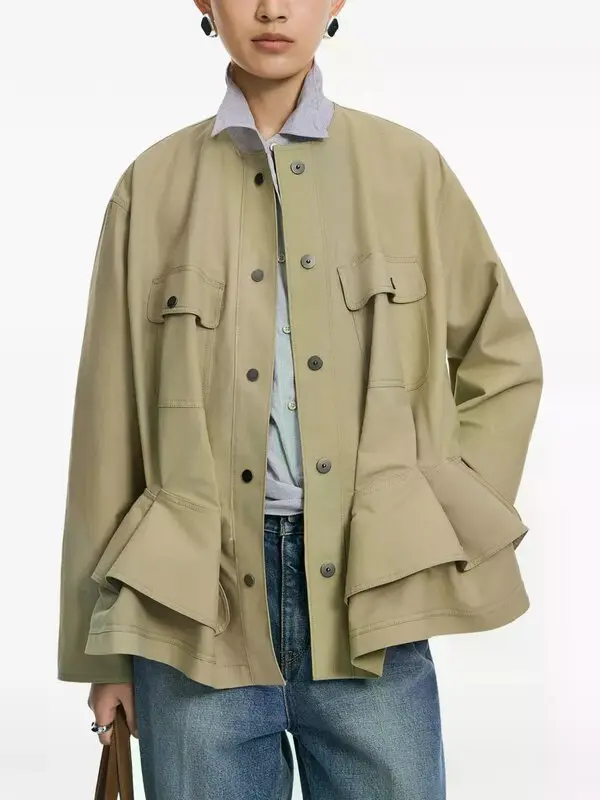 JNBY Draped-waist Cotton Jacket